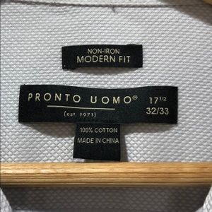 Pronto Uomo | Shirts | Two Pronto Uomo Dress Shirts | Poshmark